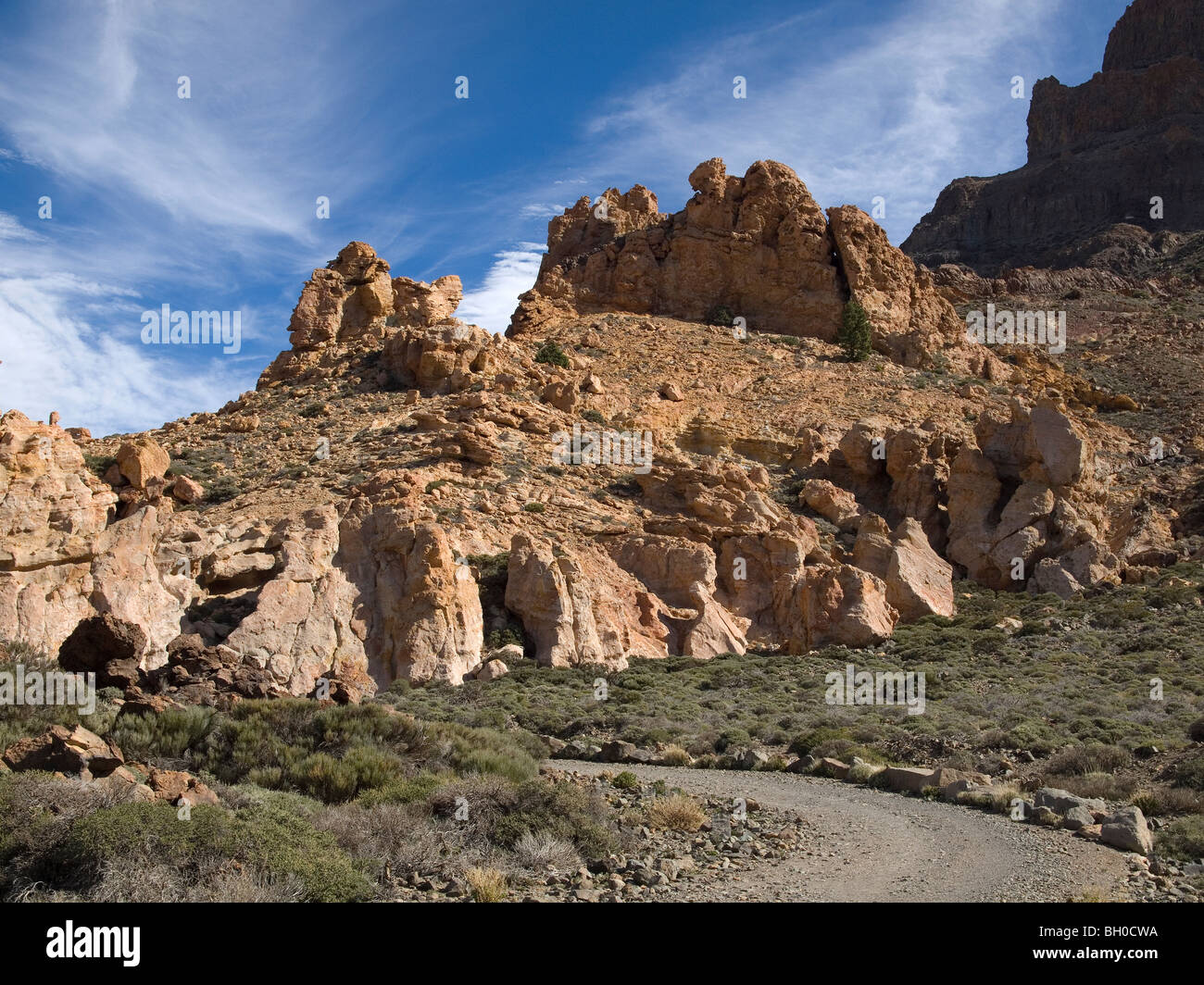 Roche volcanique rouge Banque de photographies et d’images à haute ...
