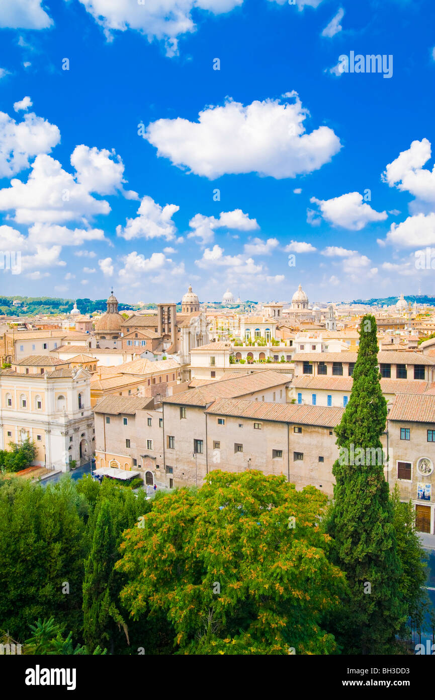 Vue panoramique de rome Banque de photographies et d’images à haute ...