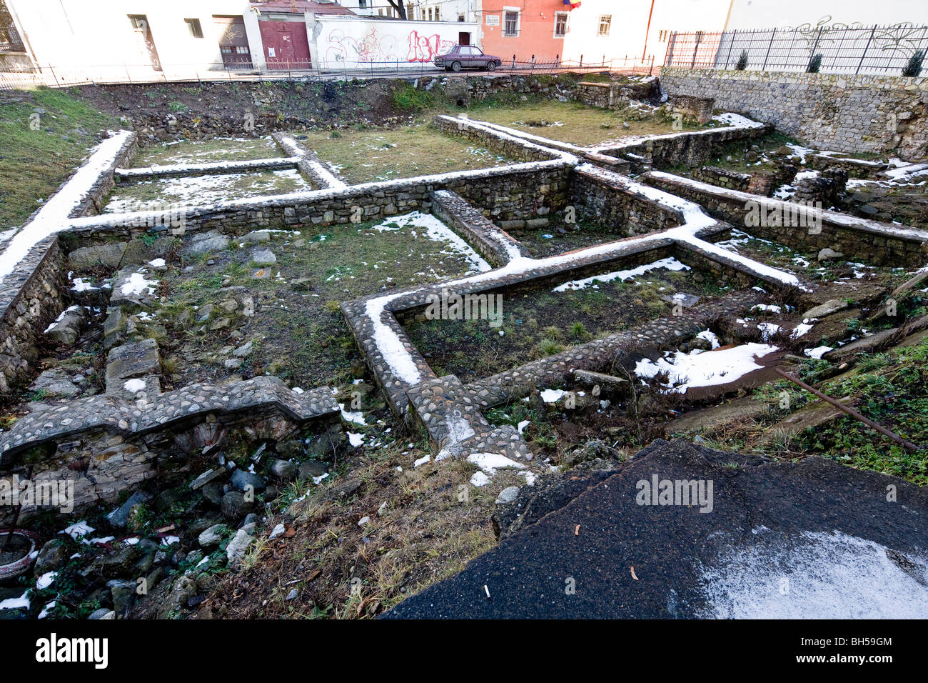 Roman ruins in cluj napoca romania Banque de photographies et d’images ...