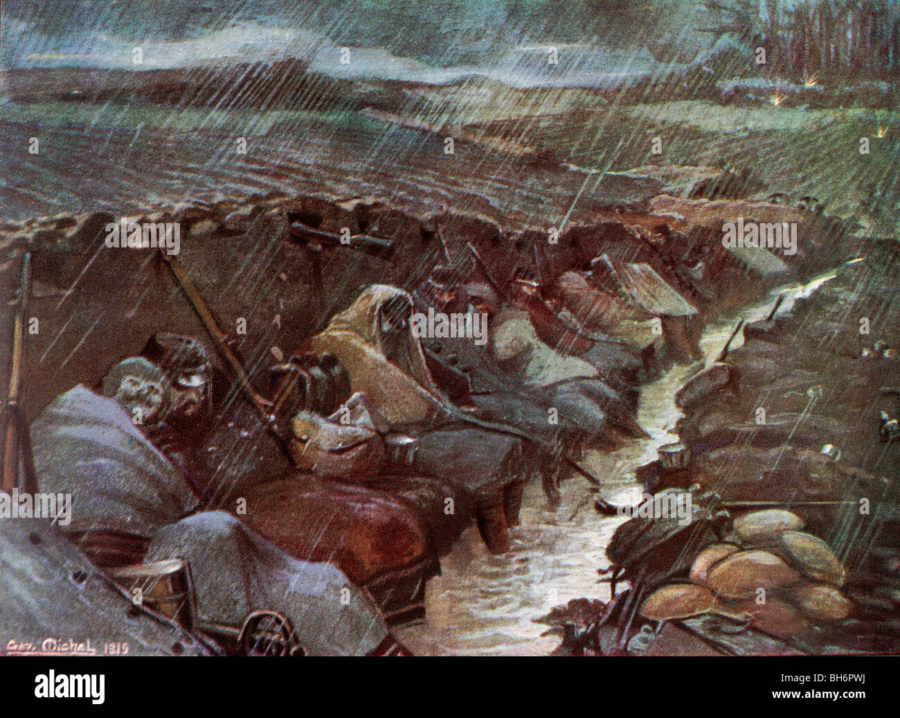 Soldat sous la pluie Banque de photographies et d’images à haute ...