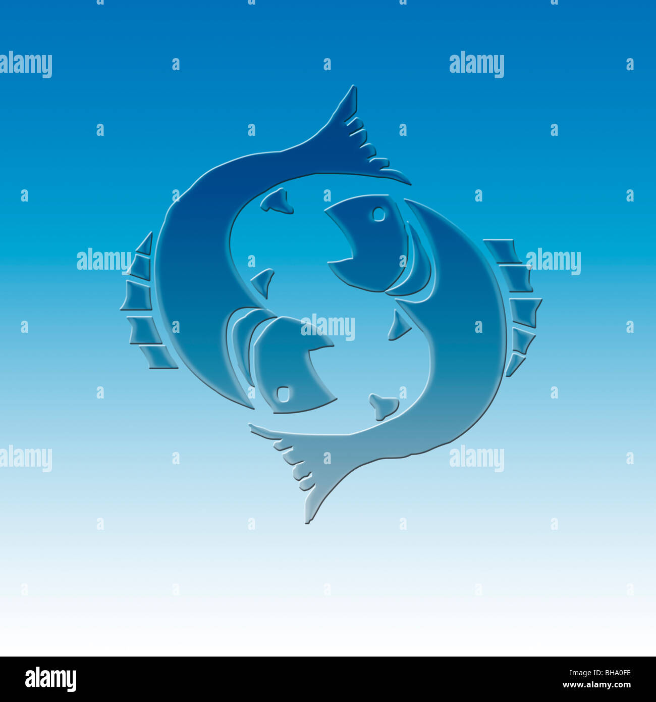 Symbole poissons signe astro Banque de photographies et d’images à ...