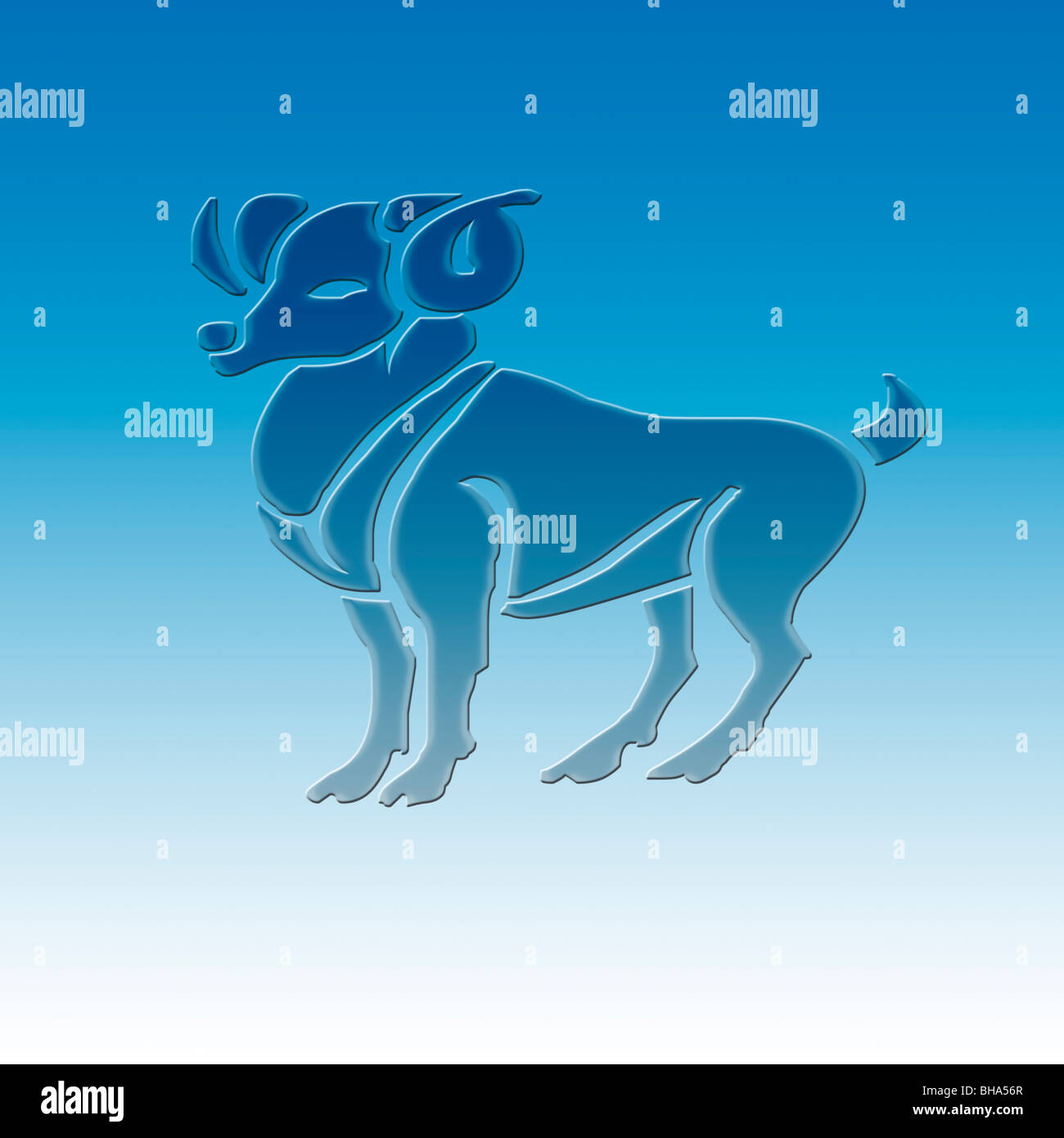 Signe du Zodiaque Astrologie Bélier Photo Stock - Alamy