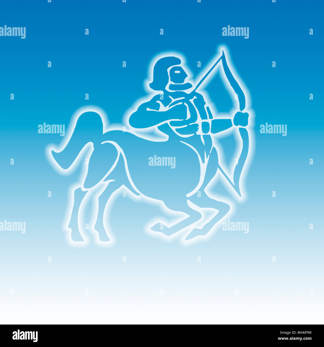 Sagittarius zodiac star sign Banque de photographies et d’images à ...