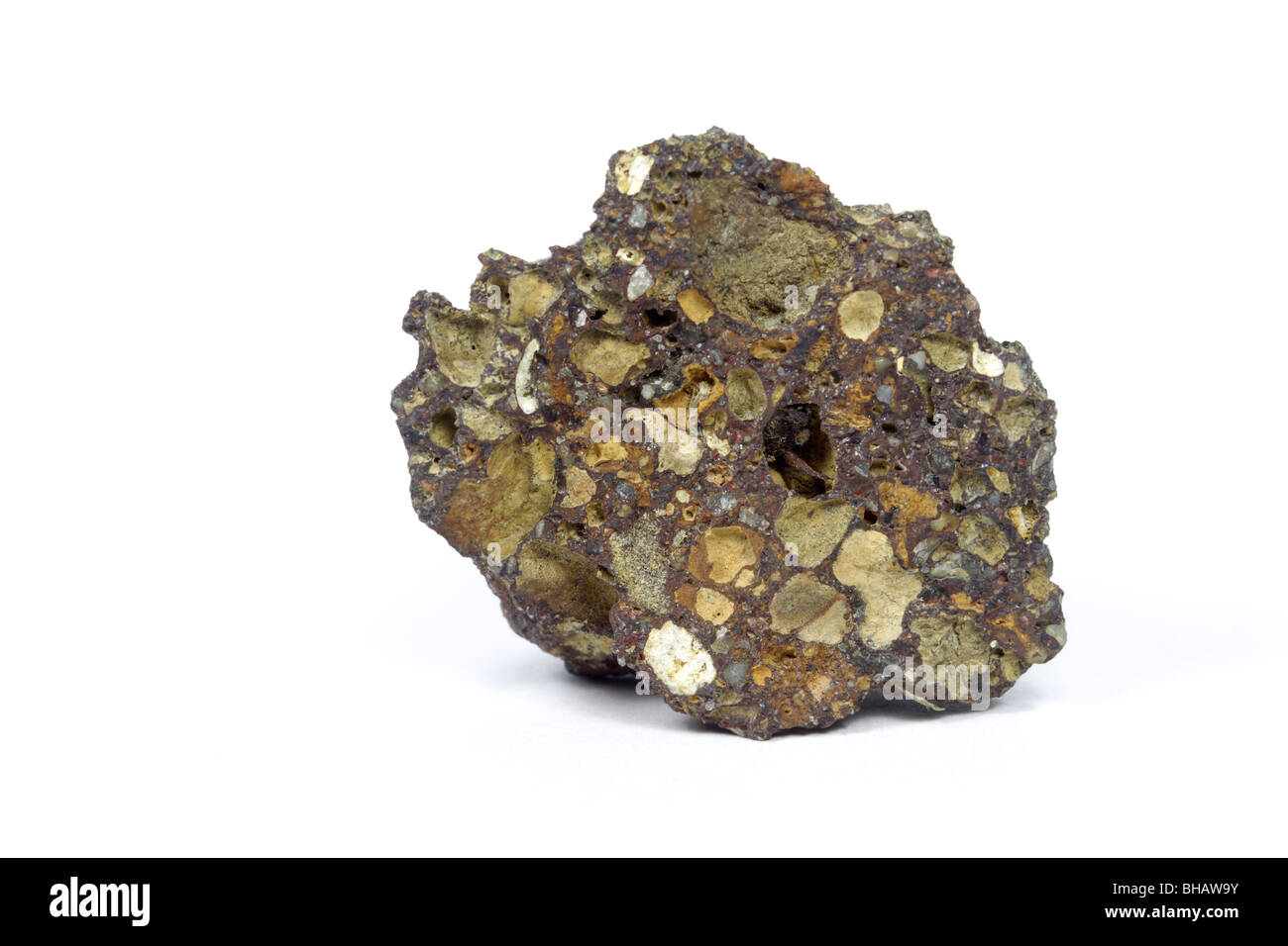 Sedimentary rock conglomerate Banque de photographies et d’images à ...