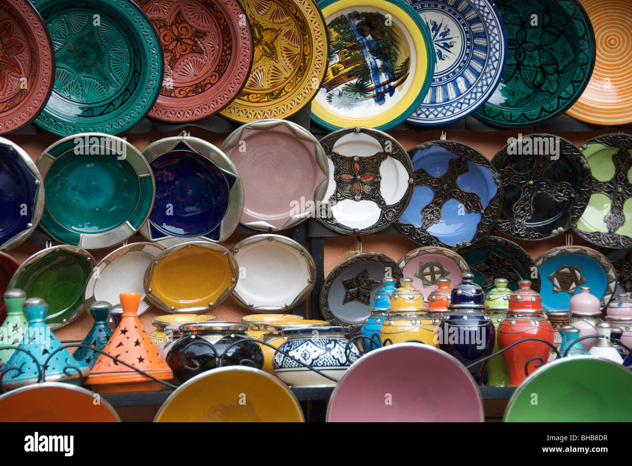 Assiettes ceramique marrakech maroc Banque de photographies et d’images ...