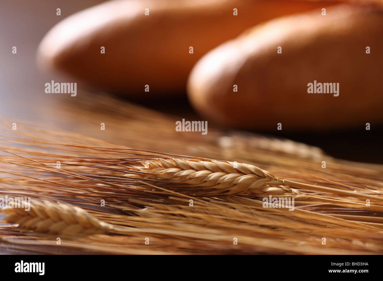 Blé et du pain Photo Stock - Alamy