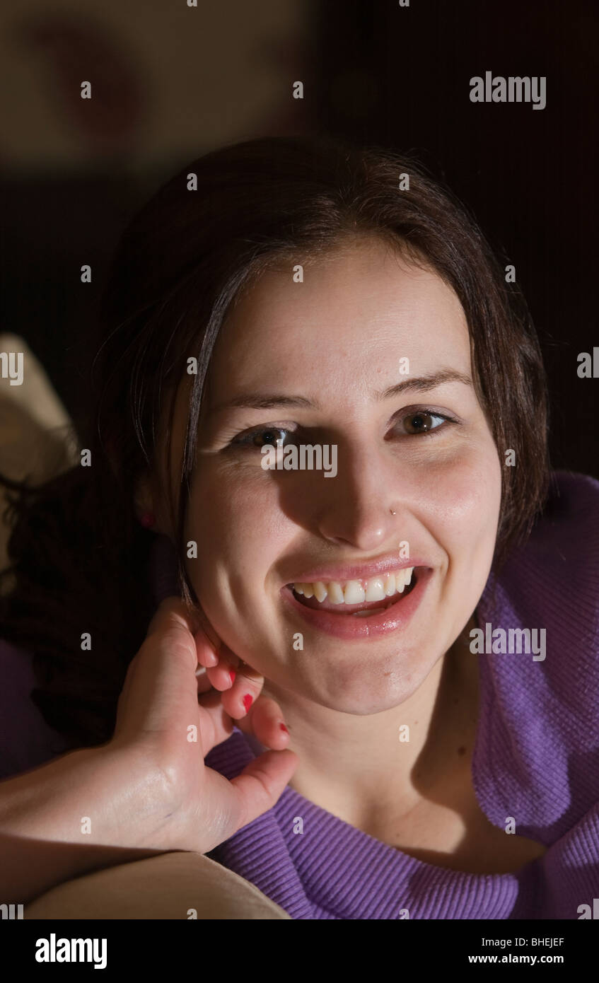 Portrait de l'actrice galloise Mared Swain Photo Stock - Alamy