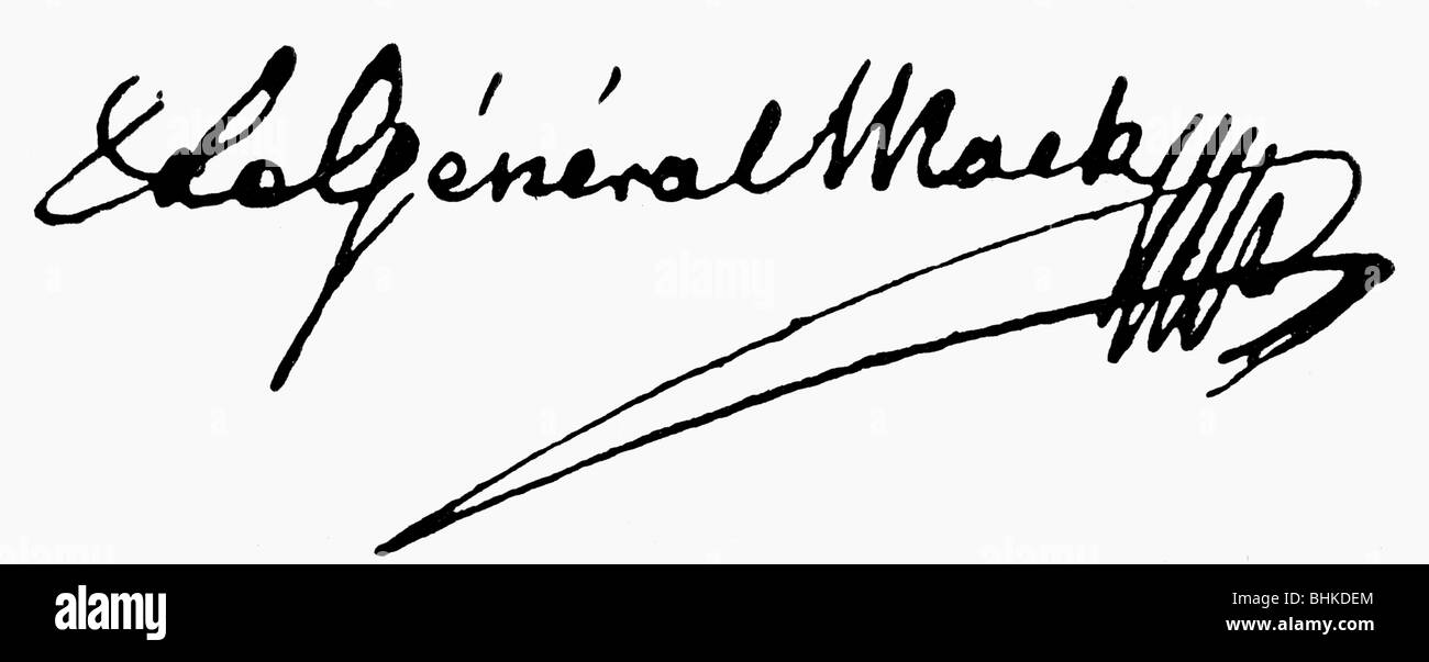 General karl mack von leiberich Banque de photographies et d’images à ...