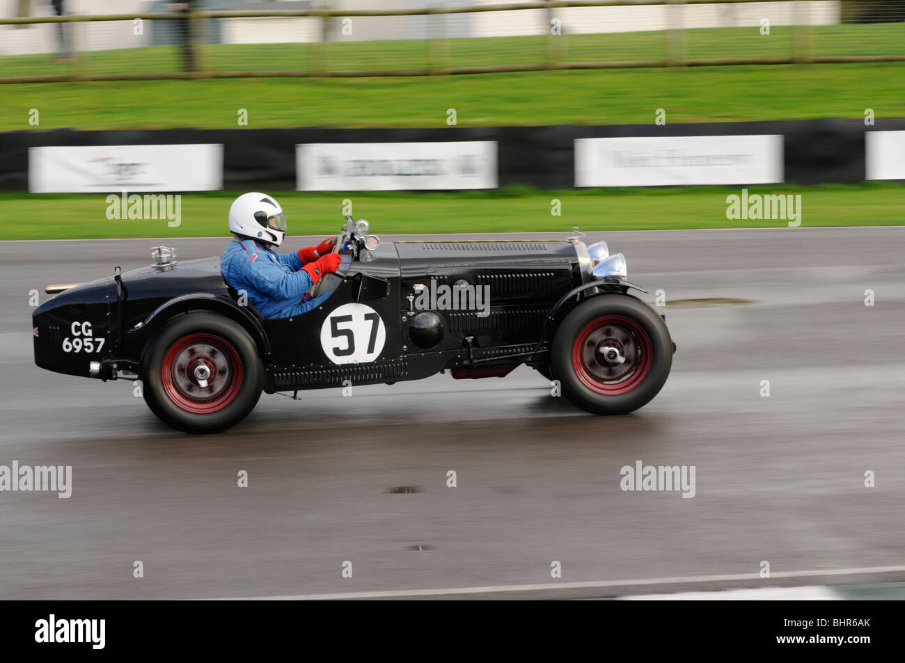 Vintage pre war race car wolseley Banque de photographies et d’images à ...