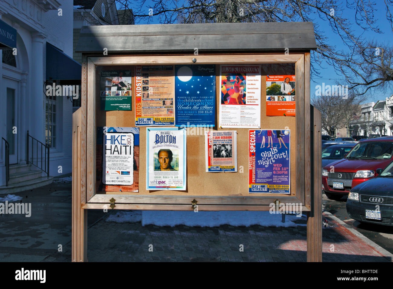 Tableau d'affichage communautaire Banque de photographies et d’images à ...