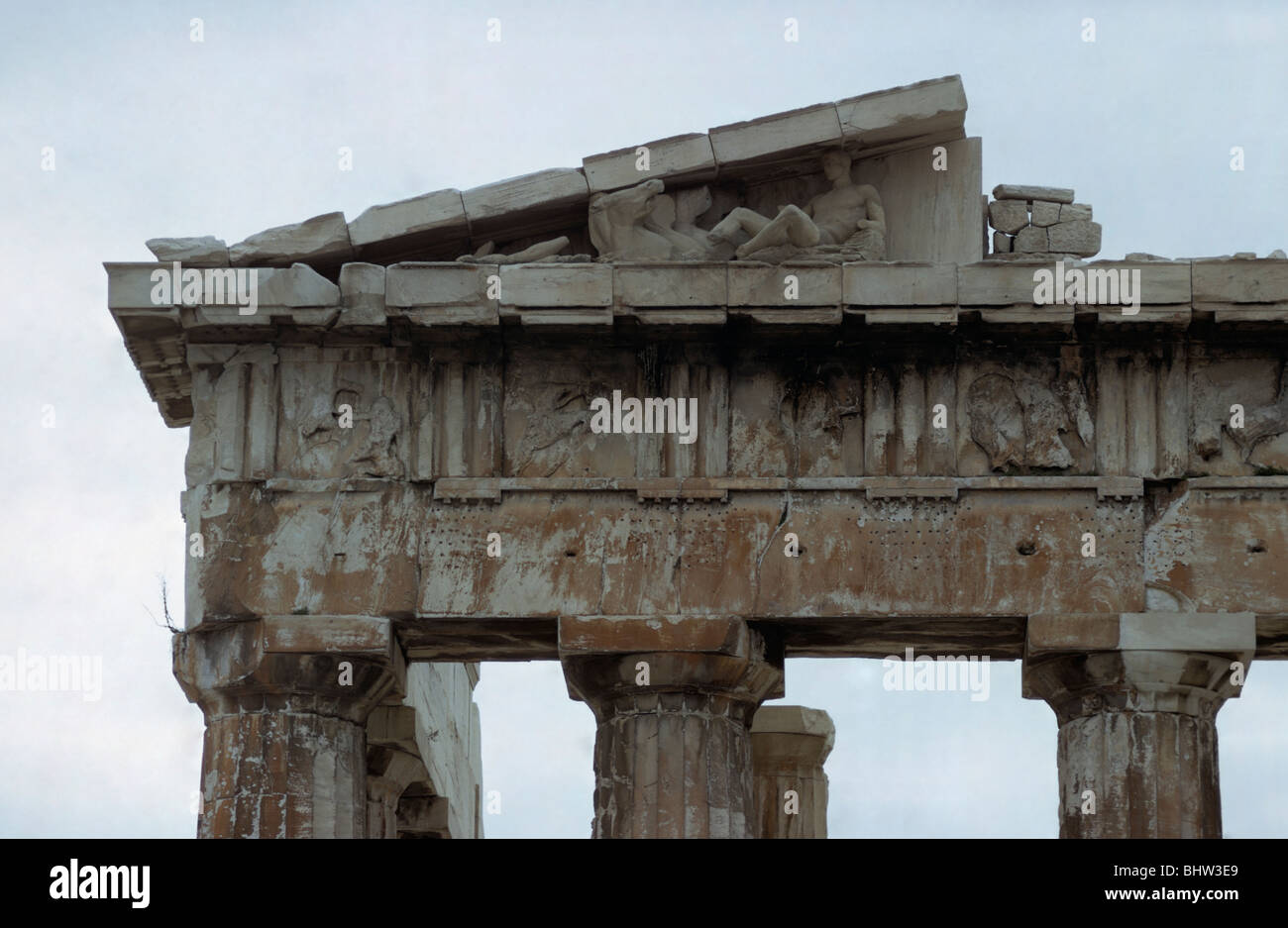 Pediment of parthenon Banque de photographies et d’images à haute ...