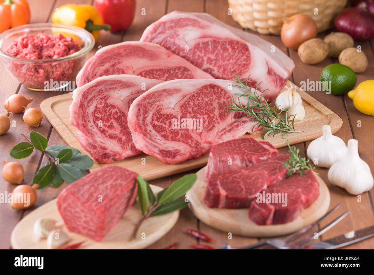 Viande beef Banque de photographies et d’images à haute résolution - Alamy