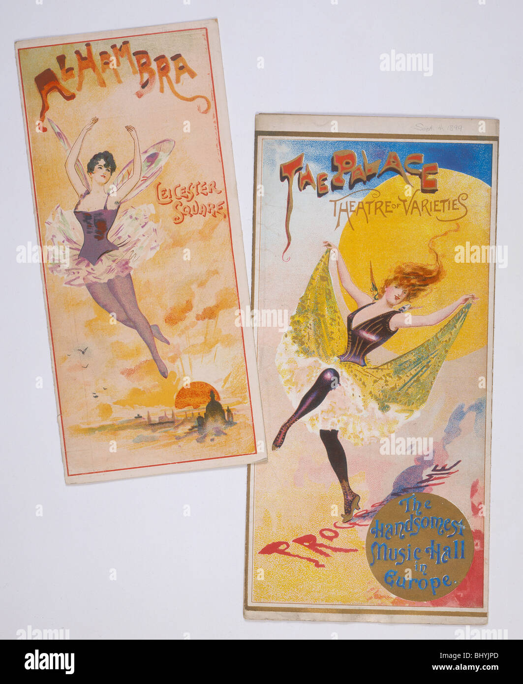 Music hall poster Banque de photographies et d’images à haute ...