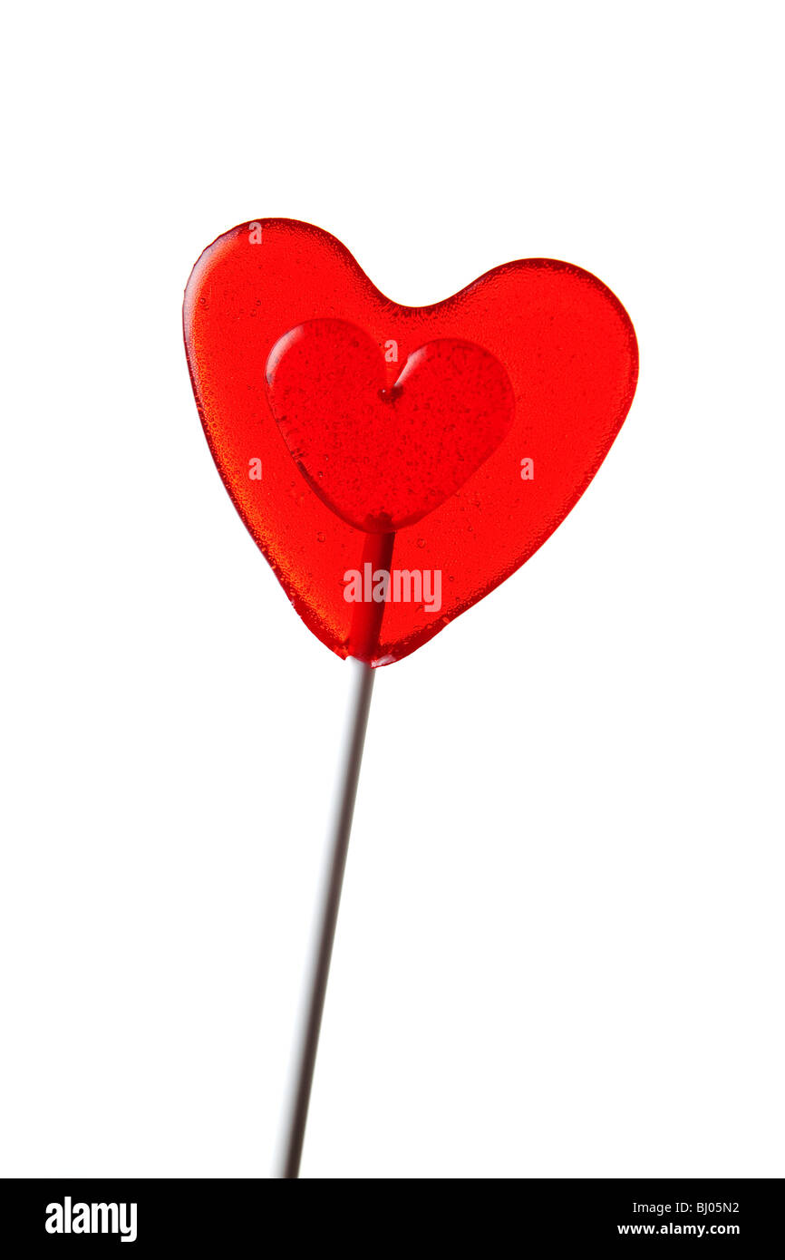 Sucette Coeur Bonbon Banque d'image et photos - Alamy