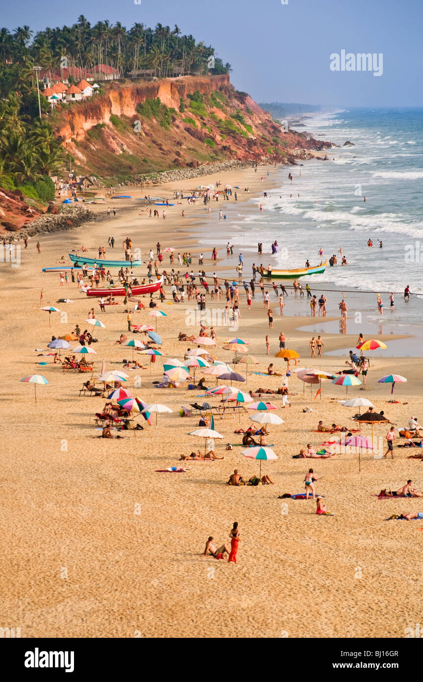 Plage de varkala plage de varkala Banque de photographies et d’images à ...