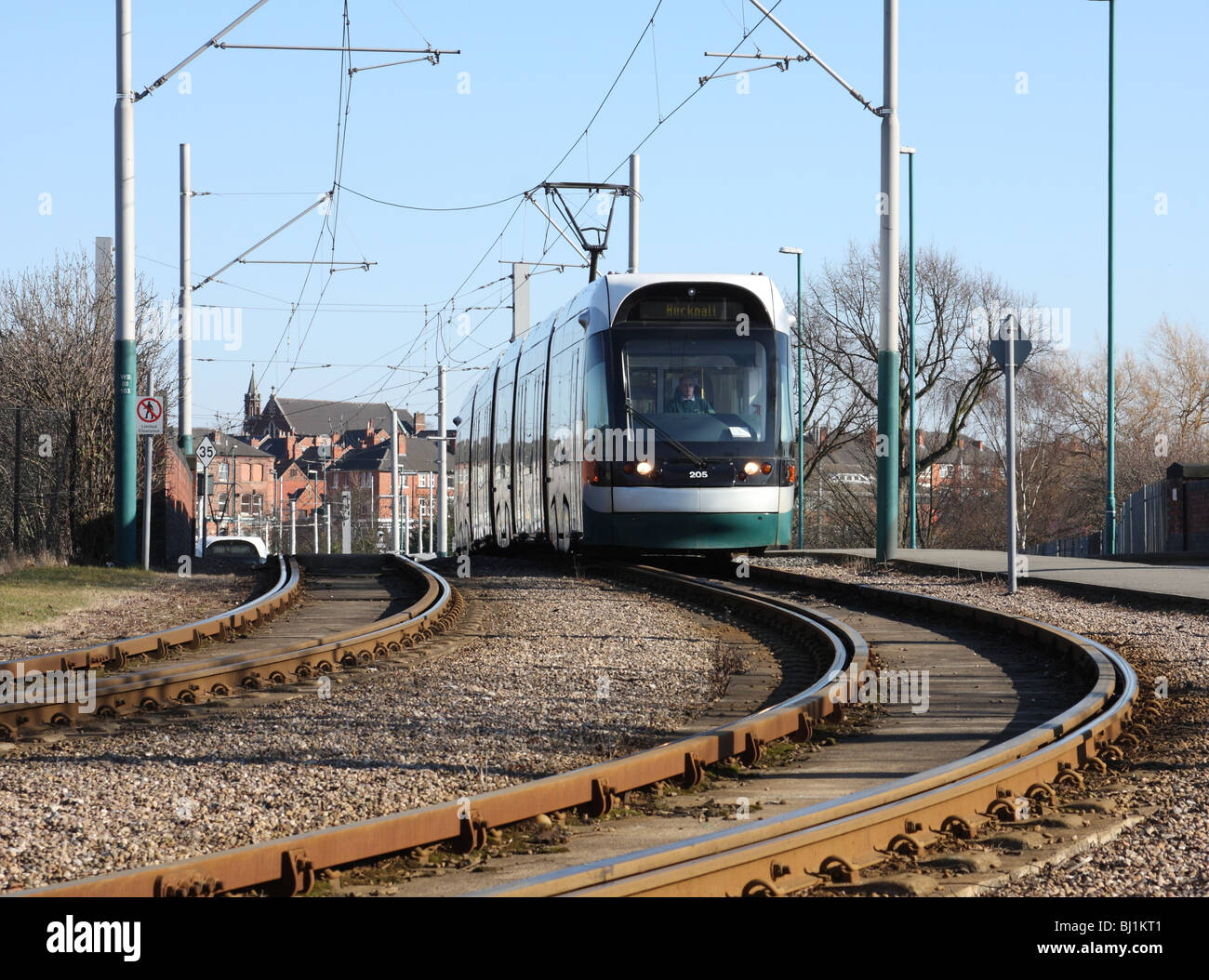 Voies de tramway de nottingham Banque de photographies et d’images à ...