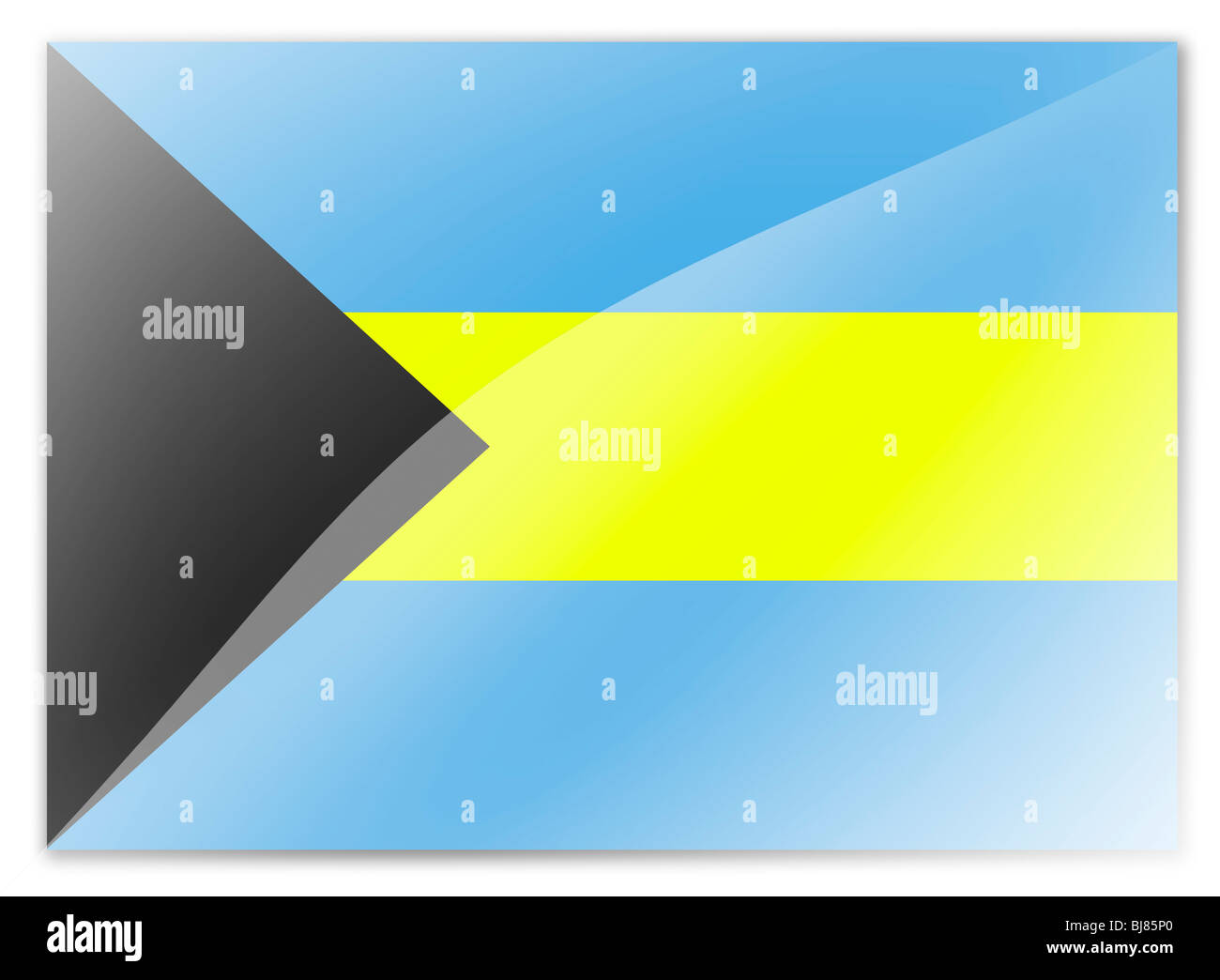 Bahamas flag Banque de photographies et d’images à haute résolution - Alamy