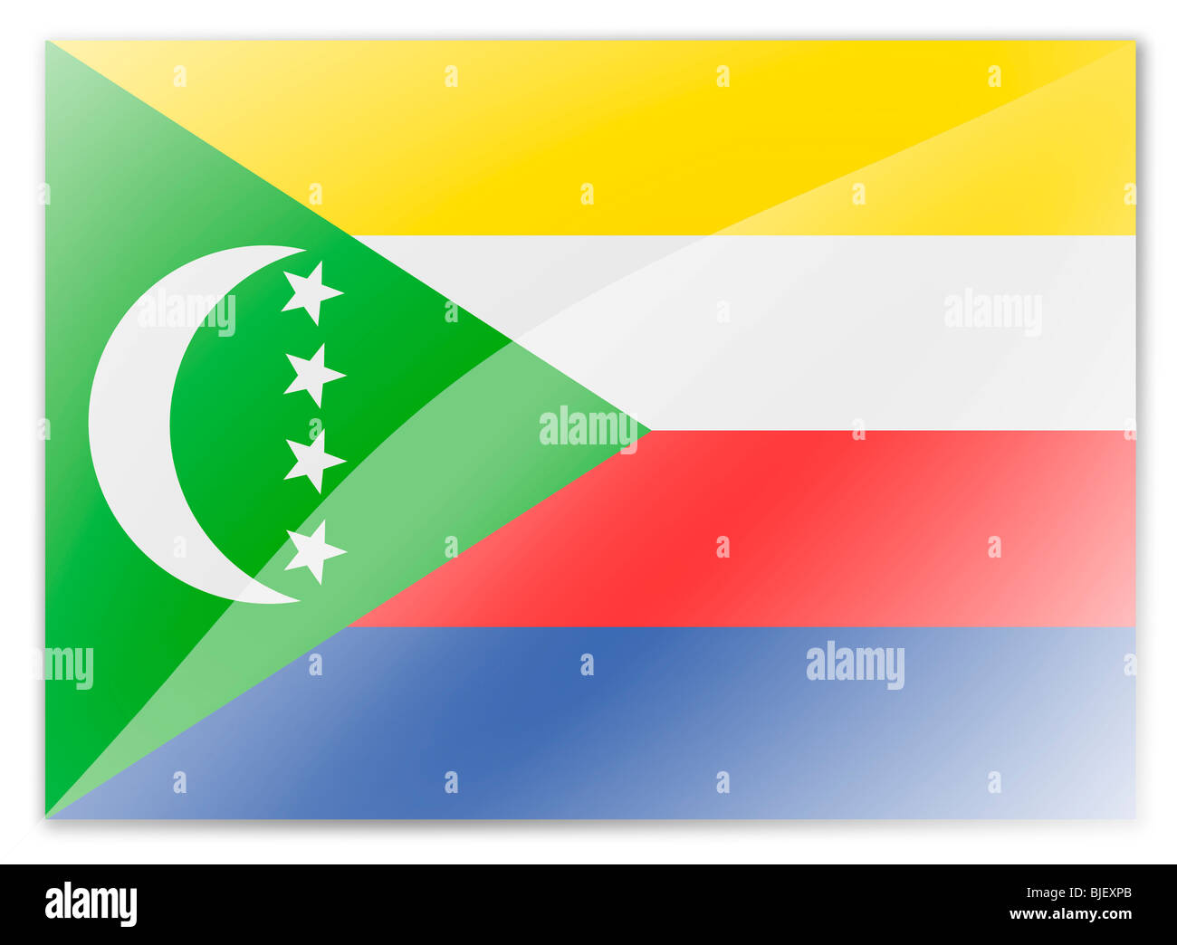 Drapeau des comores Banque de photographies et d’images à haute ...