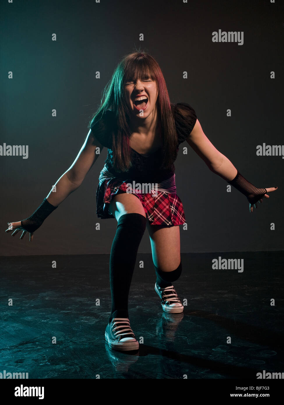 Punk Rock Girl Banque d'image et photos - Alamy