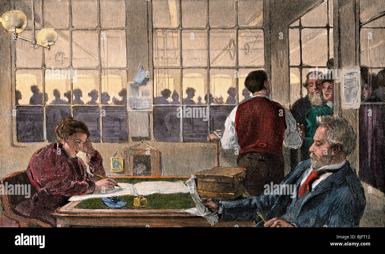 Textile mill 19th century Banque de photographies et d’images à haute ...