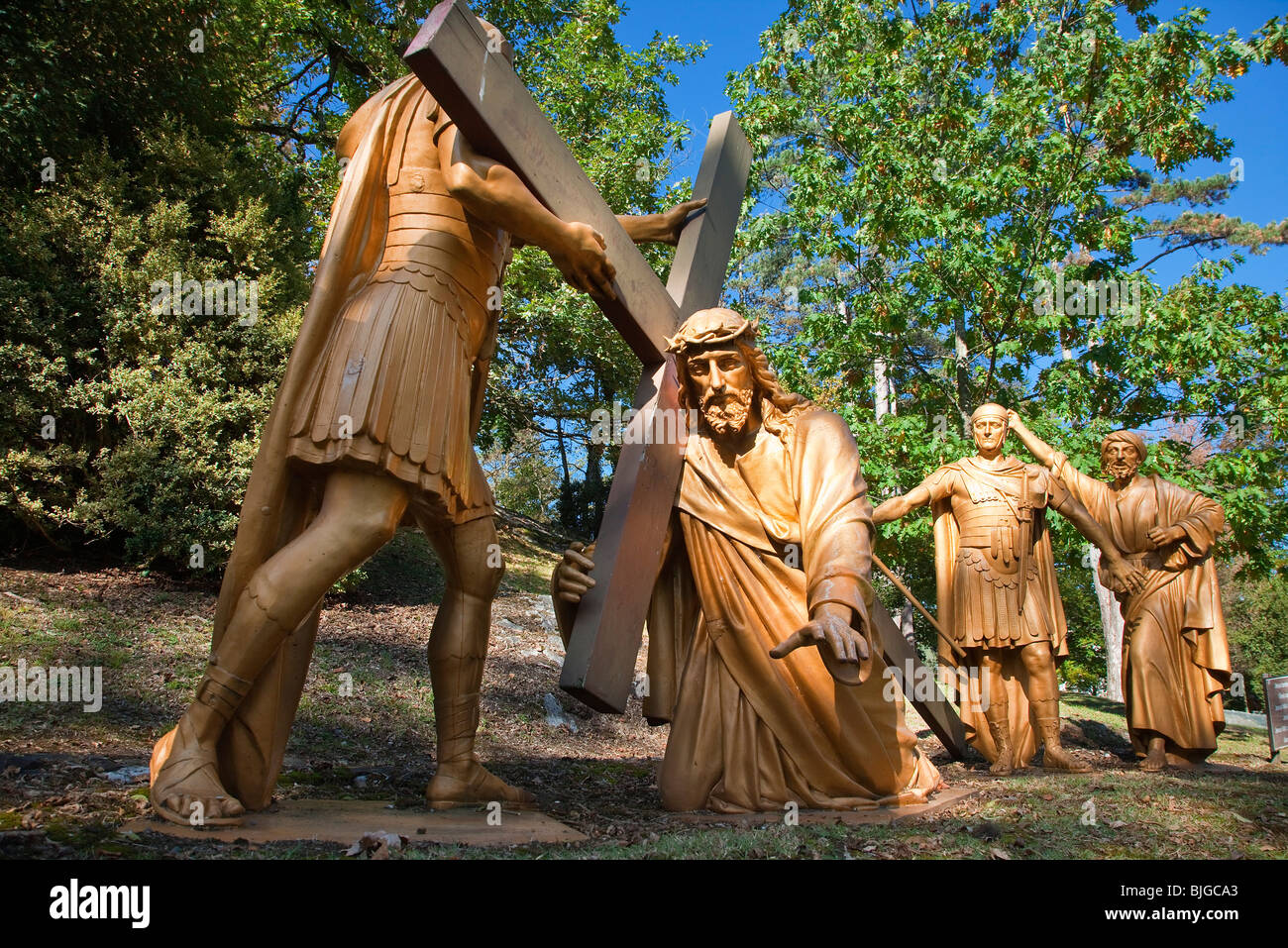 Chemin de la Croix, Lourdes Photo Stock - Alamy