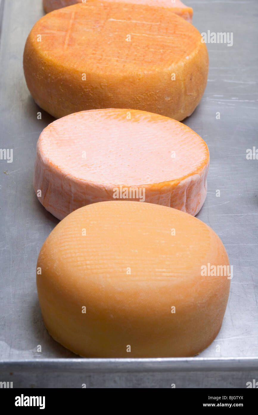 Round cheeses Banque de photographies et d’images à haute résolution ...