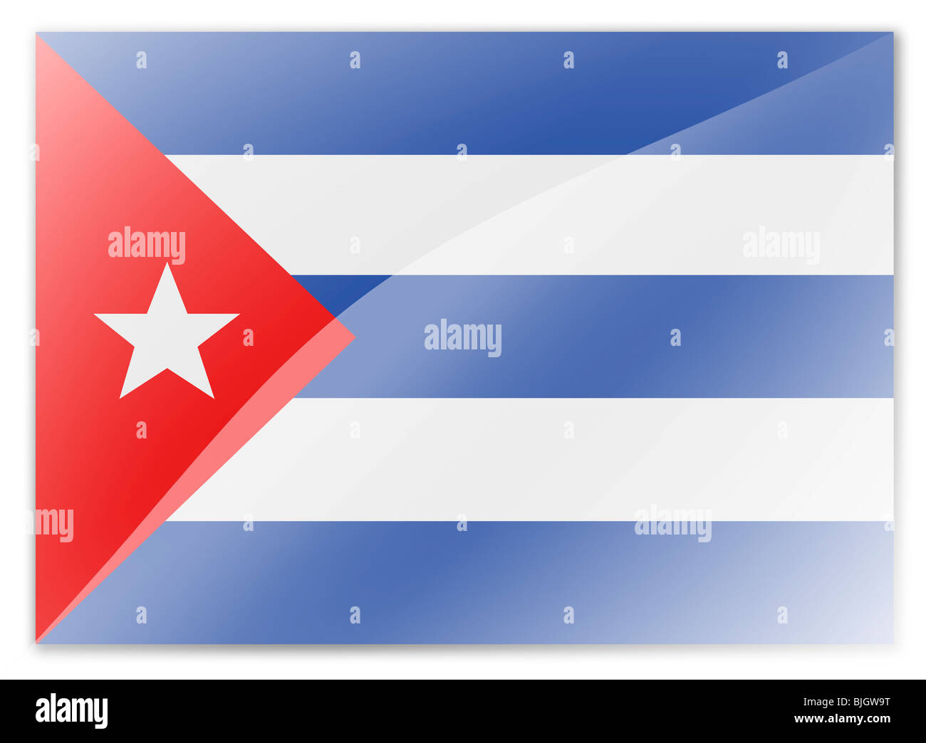 Drapeau de cuba Banque de photographies et d’images à haute résolution ...