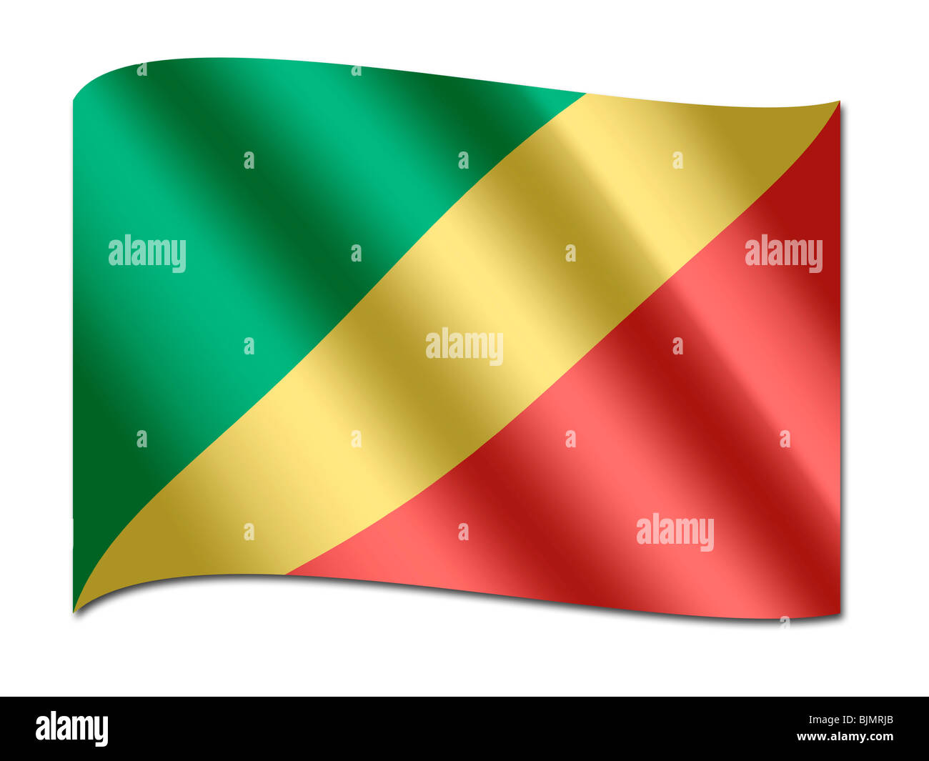 Drapeau du congo Banque de photographies et d’images à haute résolution ...