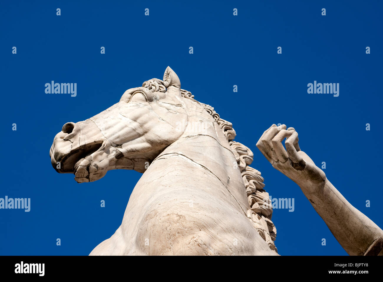 Statue cheval en marbre Banque de photographies et d’images à haute ...