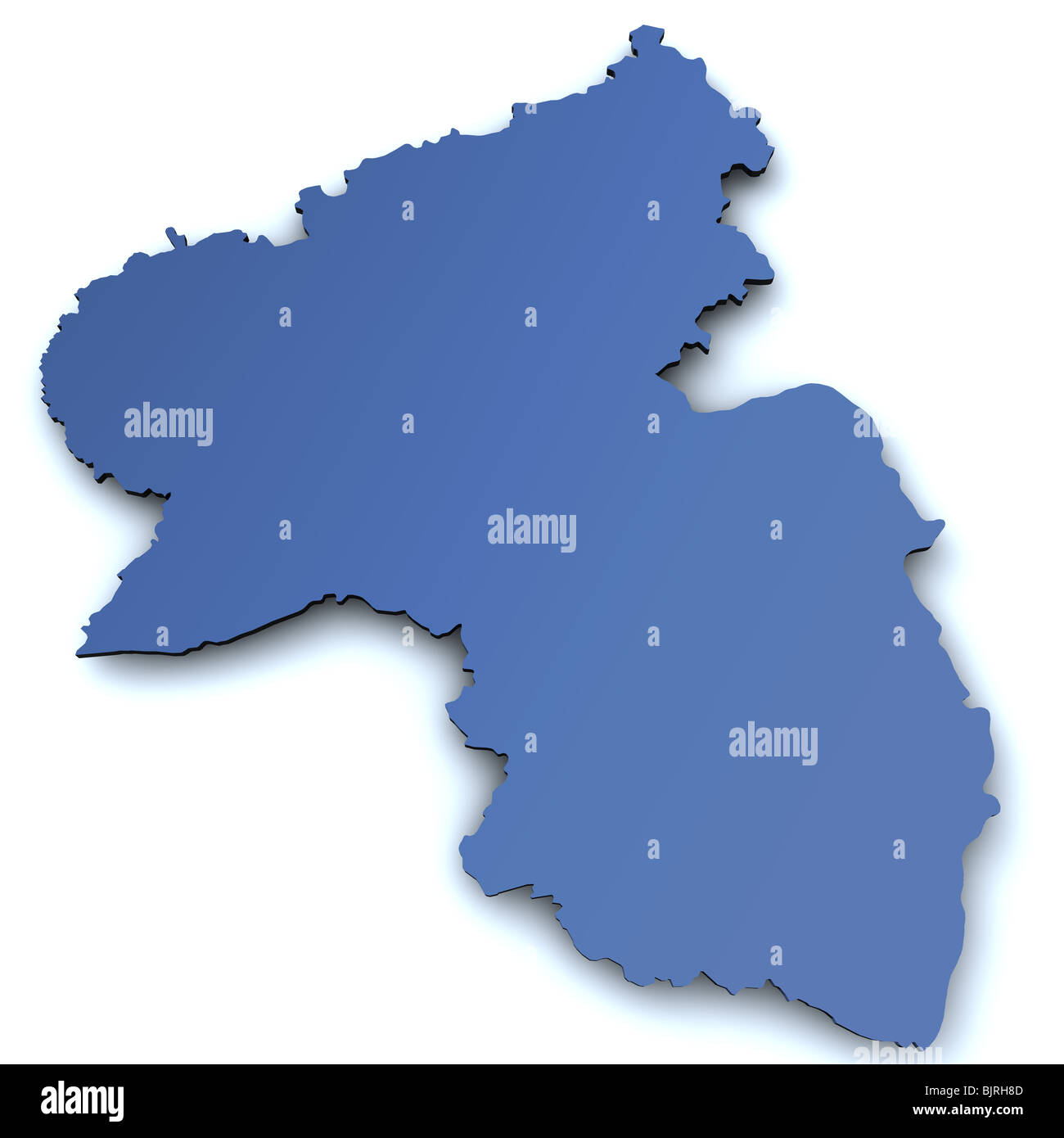 Rhineland map Banque de photographies et d’images à haute résolution ...