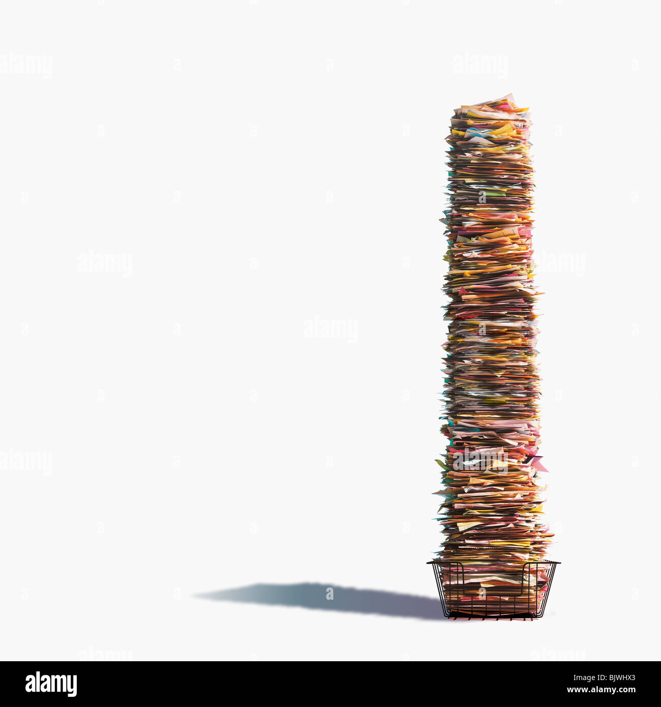 Pile de papier Banque de photographies et d’images à haute résolution ...