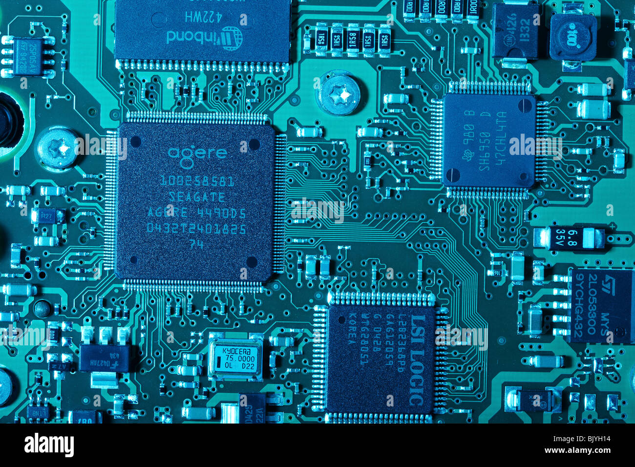 Circuit informatique Banque de photographies et d’images à haute résolution - Alamy