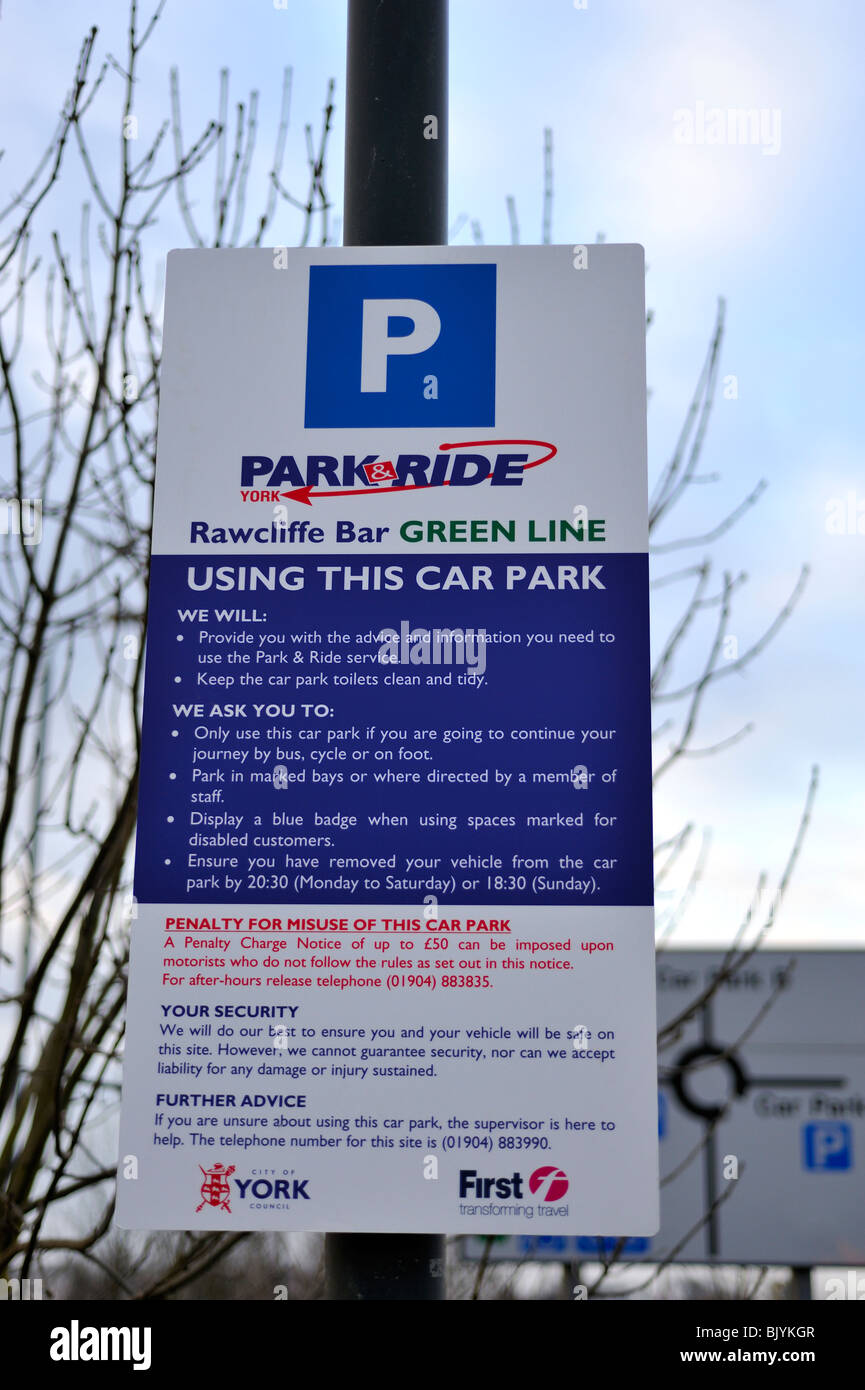 York park and ride Banque de photographies et d’images à haute ...