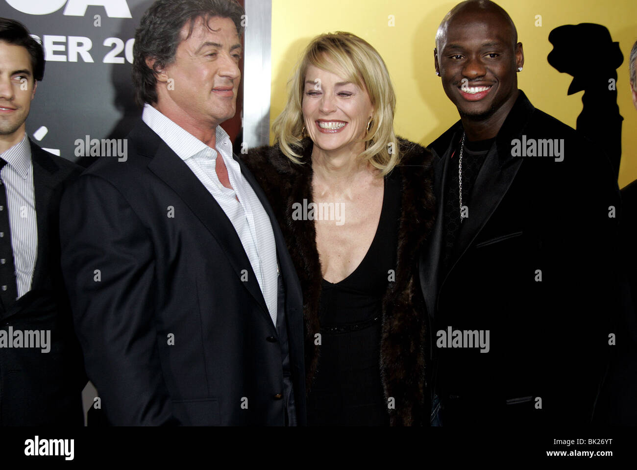 SYLVESTER STALLONE SHARON STONE & ANTONIO TARVER ROCKY BALBOA PREMIÈRE ...