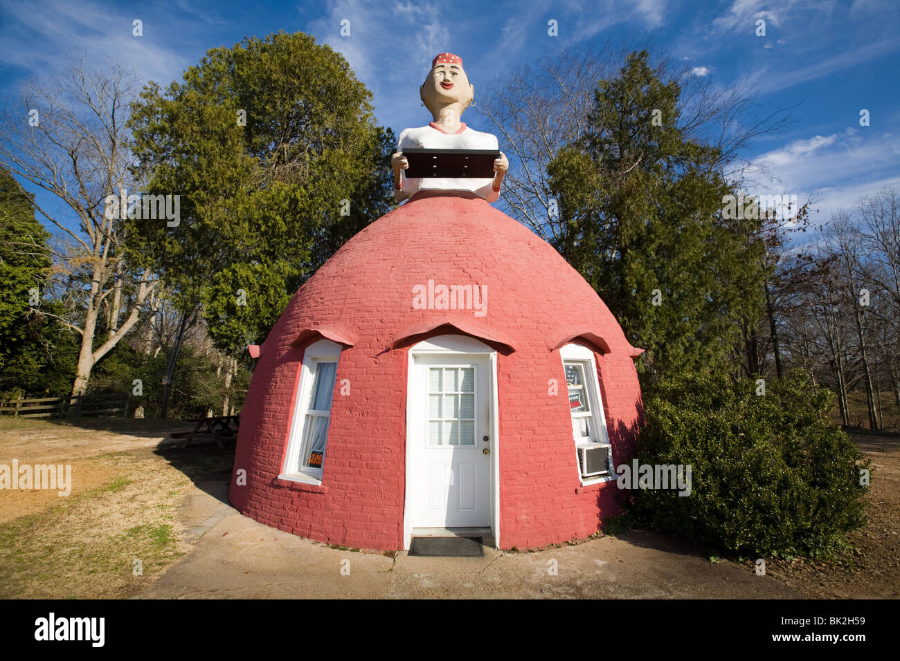 Mammys placard restaurant en bordure de route natchez Banque de ...