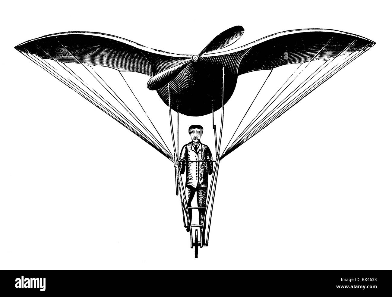 Invention de la machine volante Banque de photographies et d’images à ...