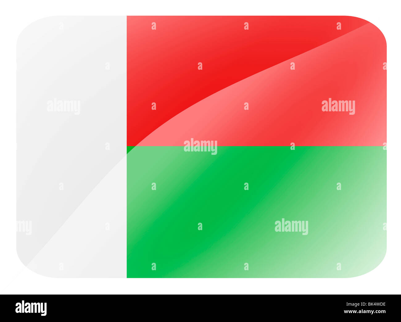 Drapeau de madagascar Banque de photographies et d’images à haute ...