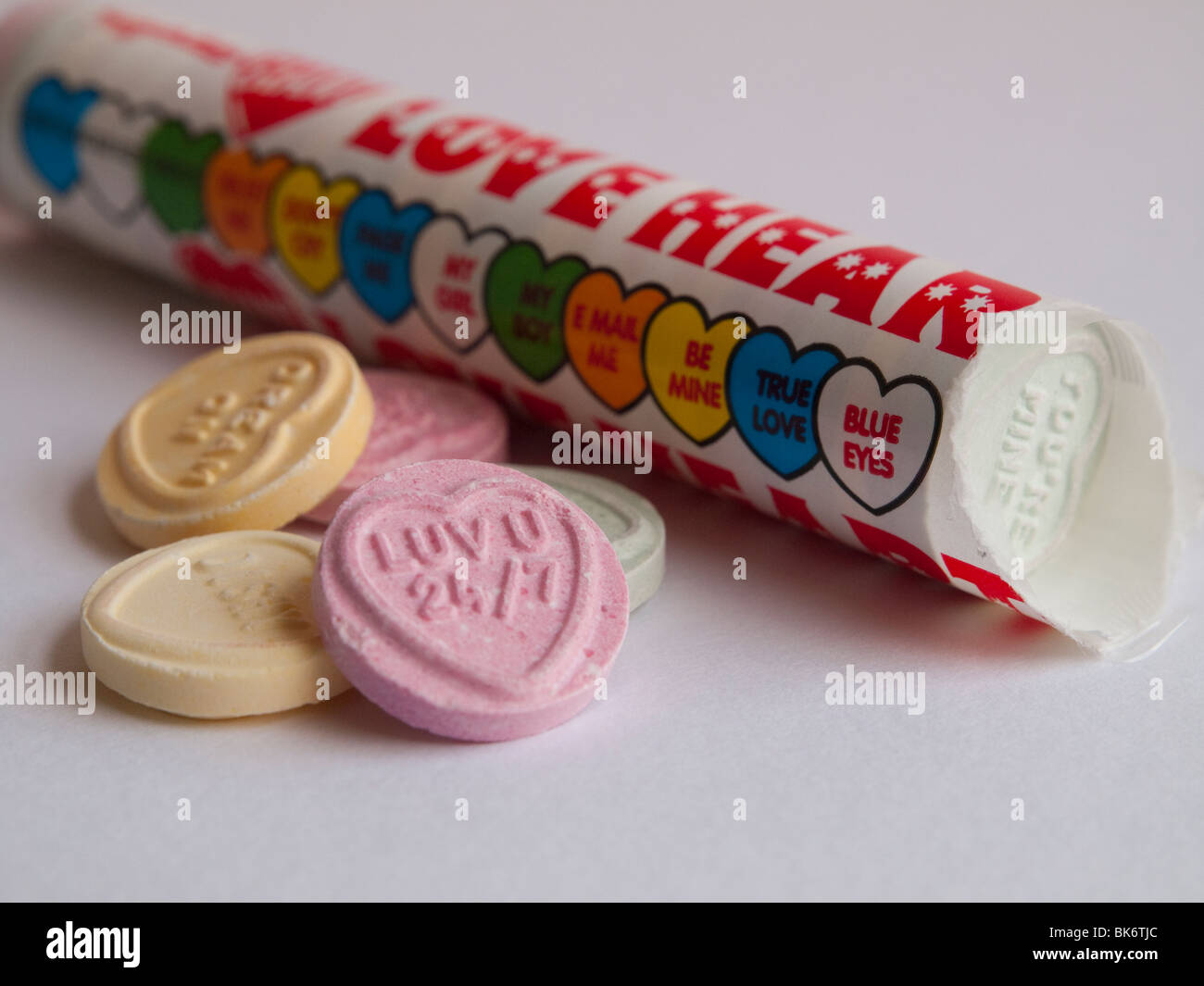 Packet of love hearts Banque de photographies et d’images à haute ...