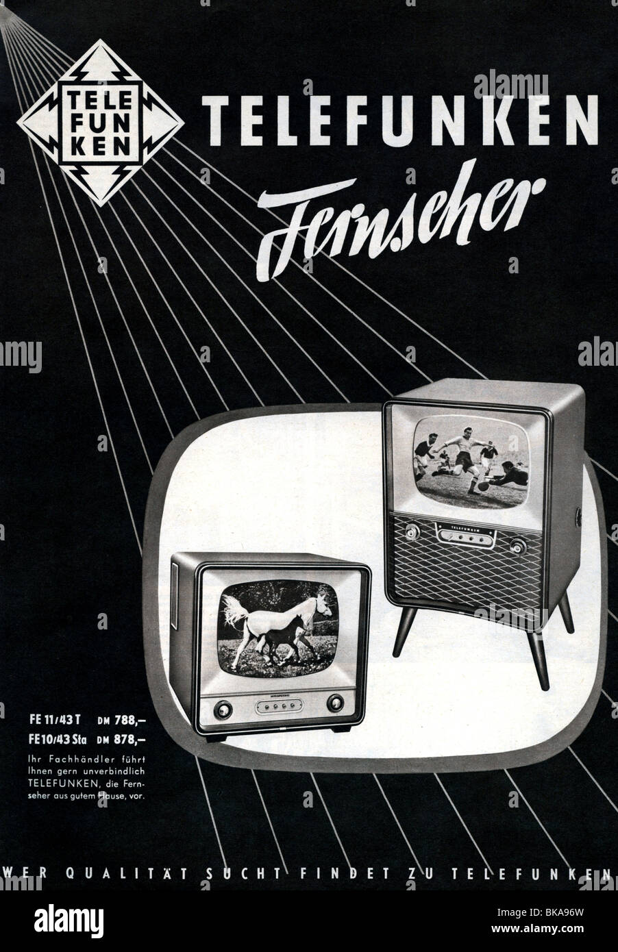 Telefunken tv set Banque de photographies et d’images à haute ...