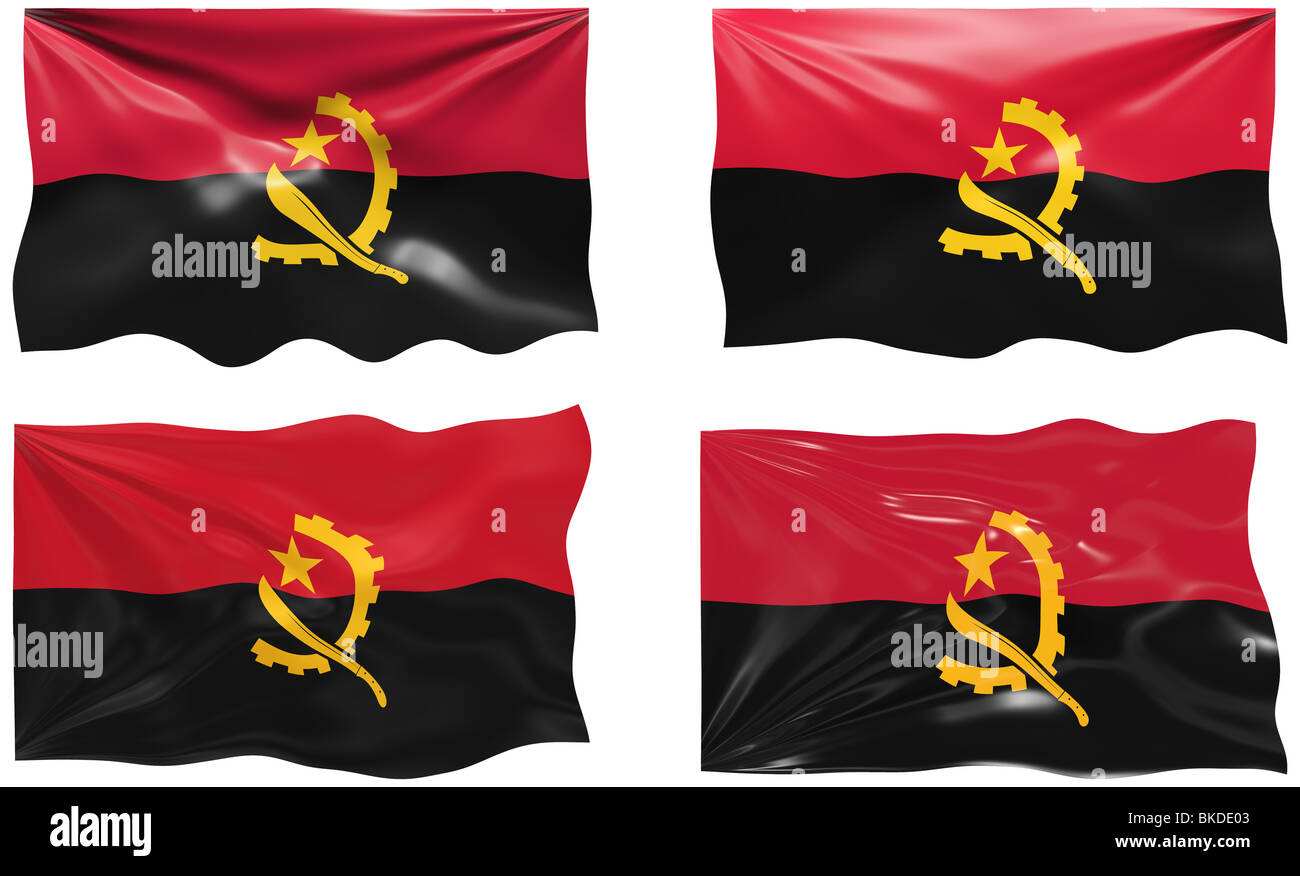 Drapeau angola drapeaux pays Banque de photographies et d’images à ...