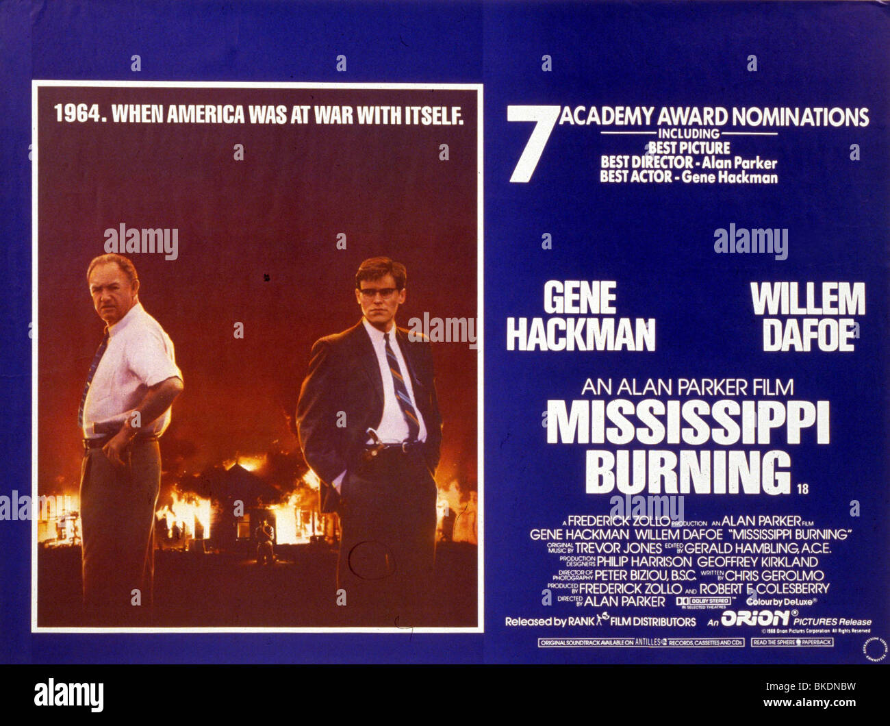 Mississippi burning film Banque de photographies et d’images à haute ...