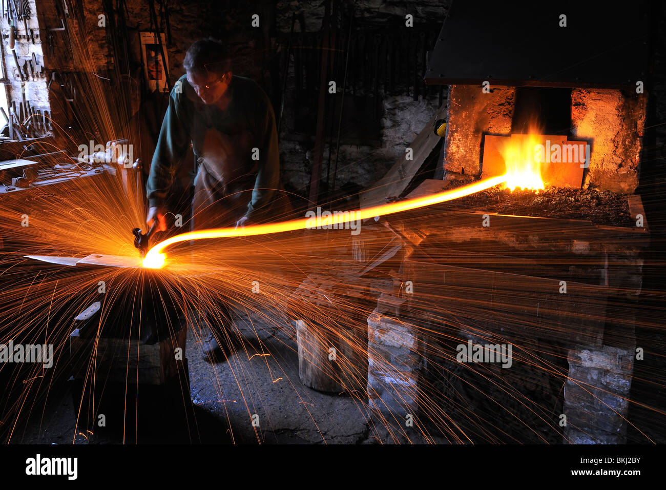 La fonderie Forge Photo Stock - Alamy