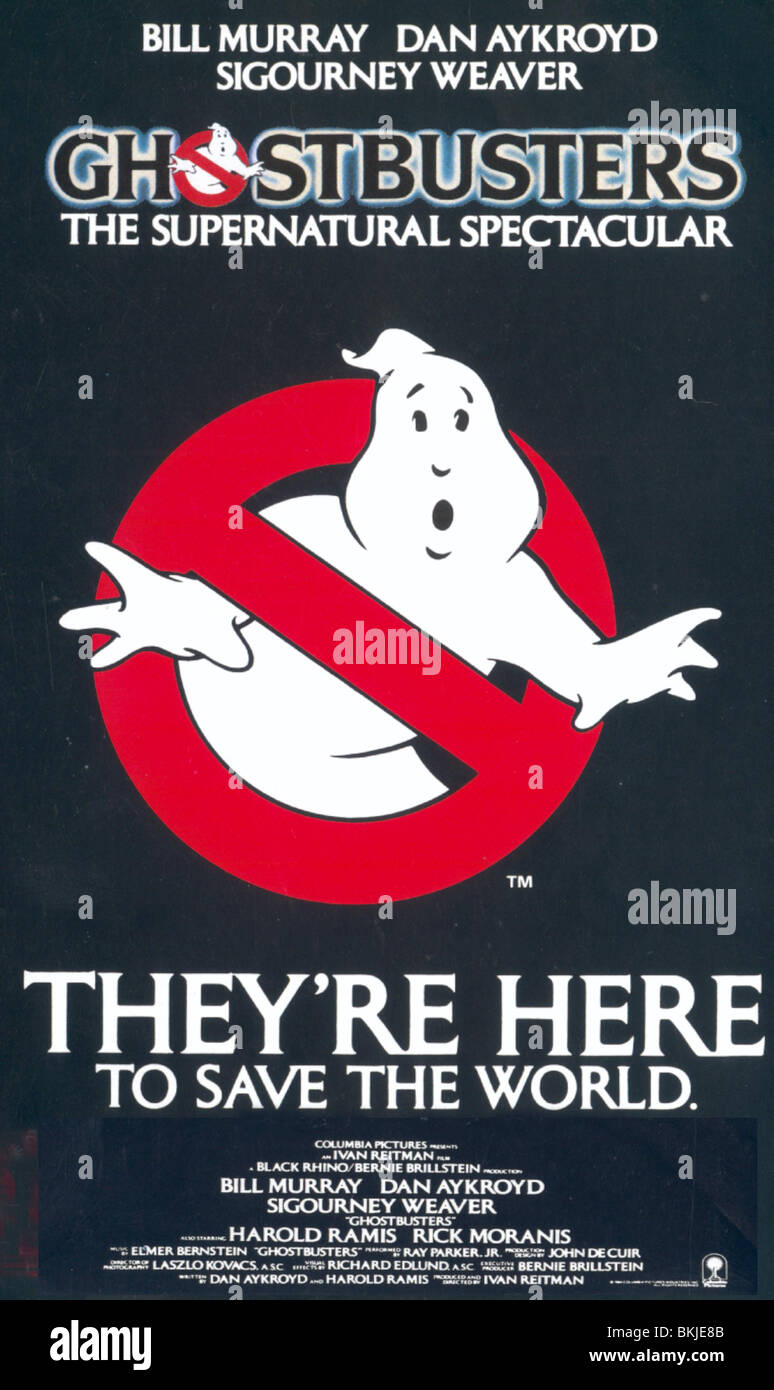 Ghostbusters poster Banque de photographies et d’images à haute ...