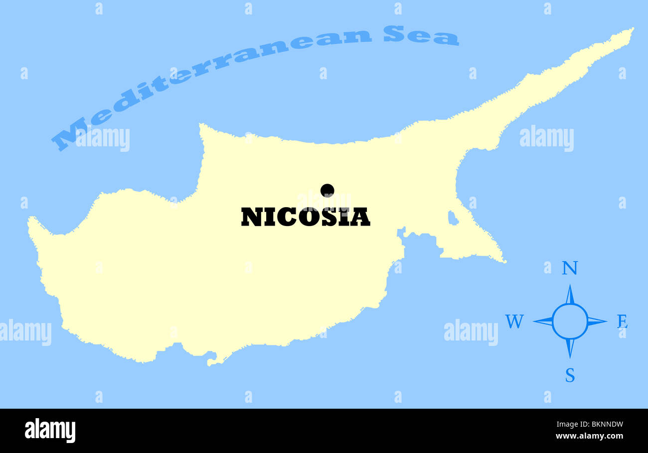 Nicosia cyprus map Banque de photographies et d’images à haute ...