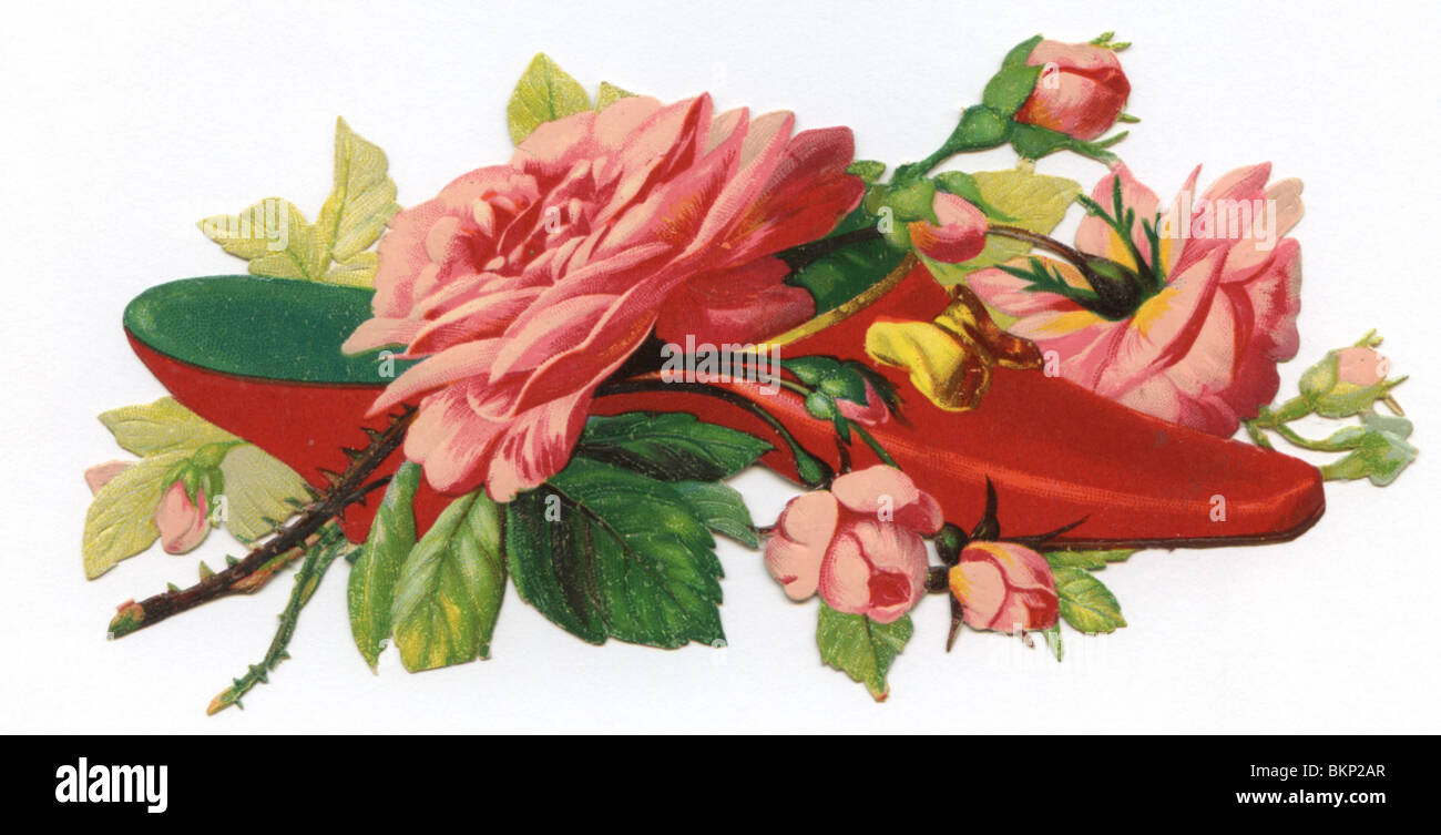 Peinture rose fleurs Banque de photographies et d’images à haute ...