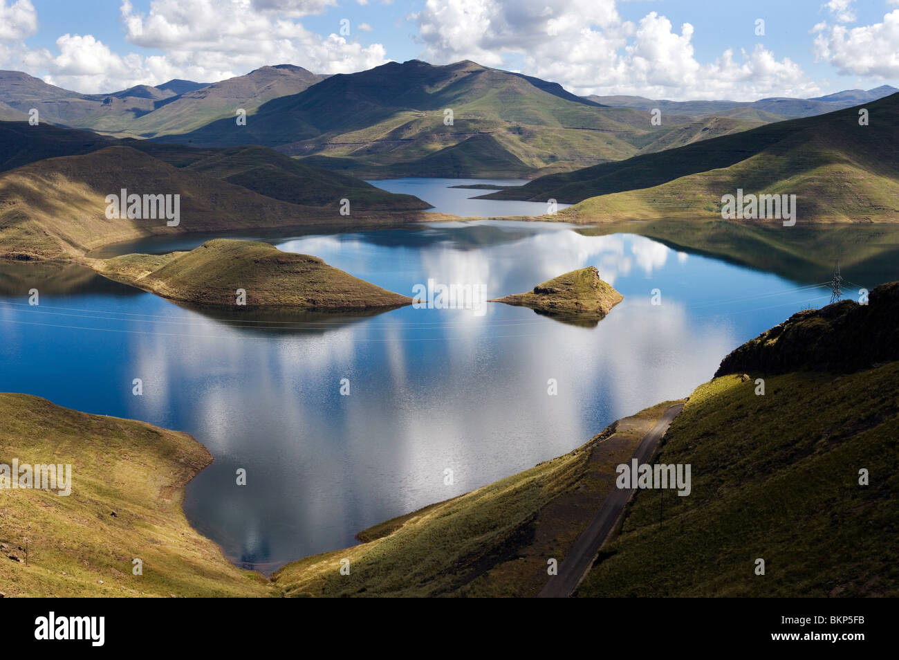 Lac du barrage de Mohale Lesotho Highlands, dans le LHWP Lesotho ...