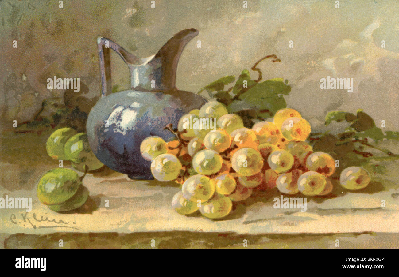 Dessin de grappe de raisin Banque de photographies et d’images à haute ...