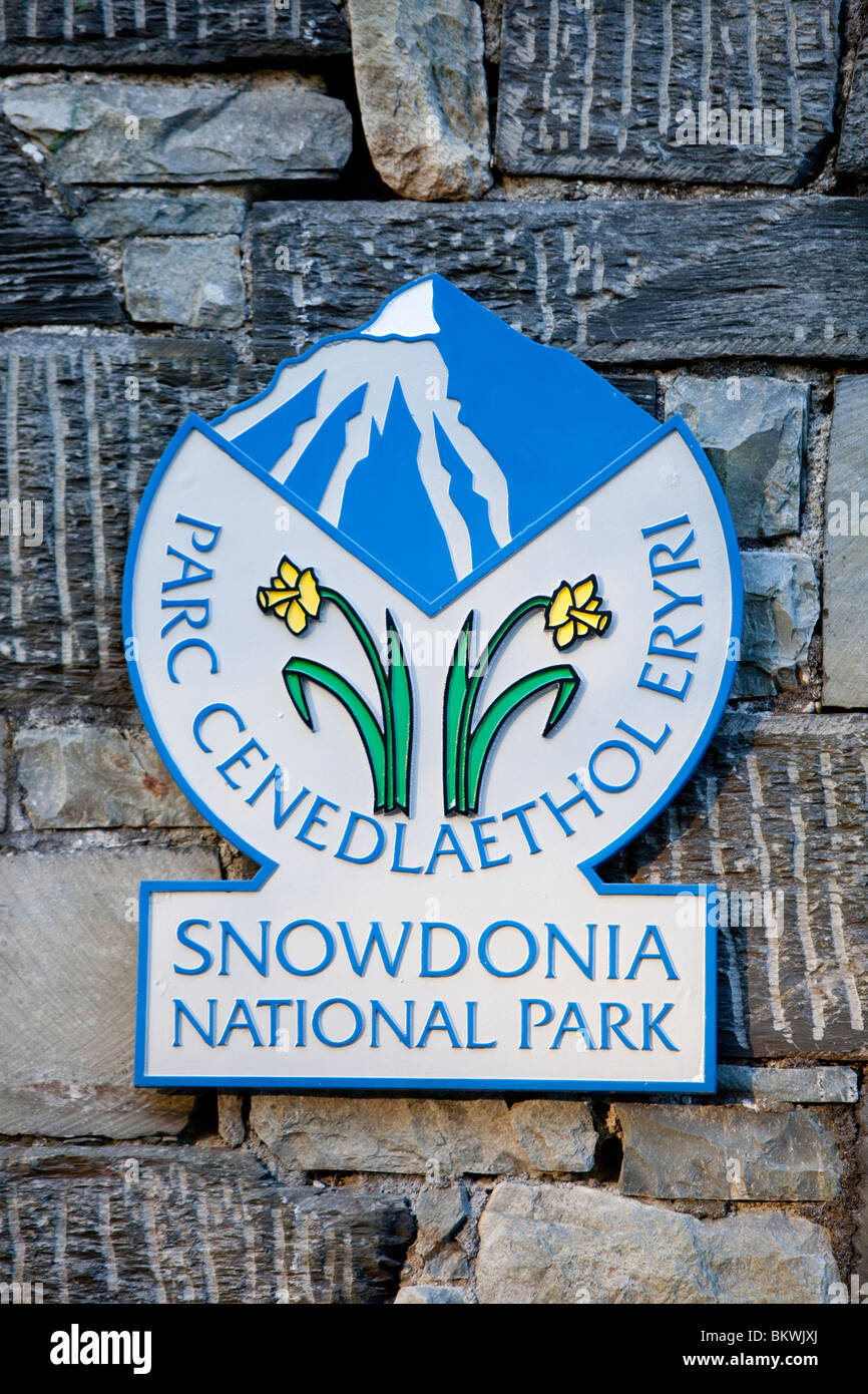 Snowdonia park logo Banque de photographies et d’images à haute ...