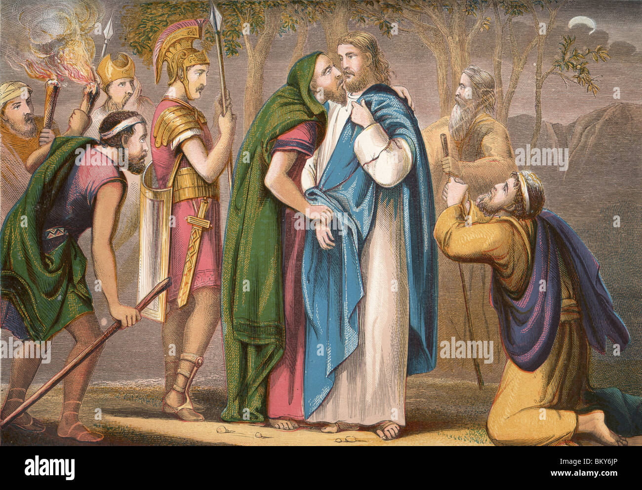 La Trahison De Judas Christ Photo Stock Alamy