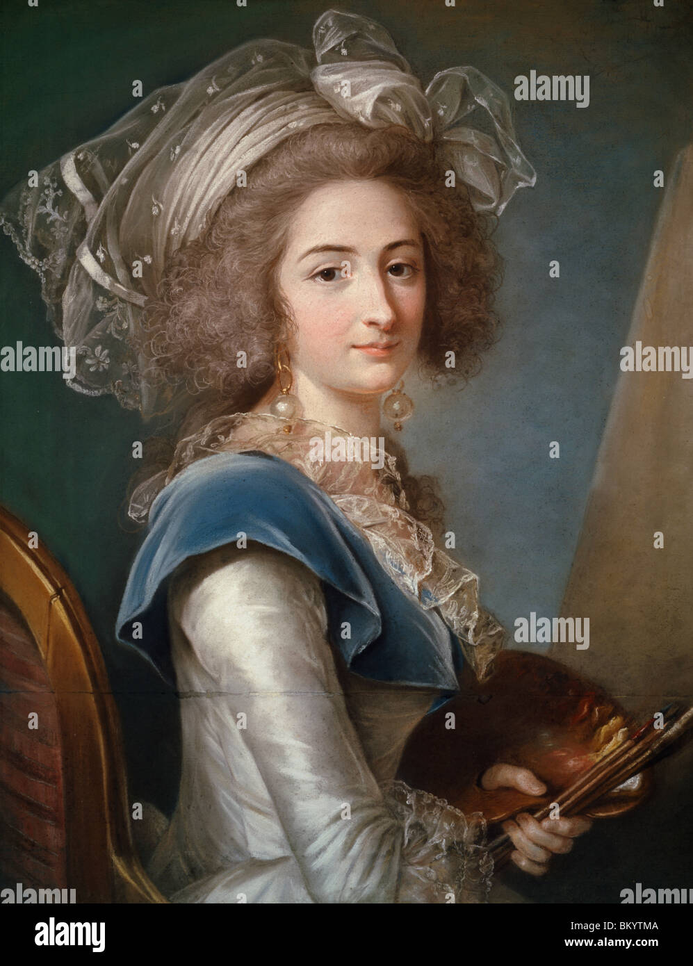 Self Portrait, par Adélaïde Labille-Guiard, Collection privée, 1749 ...
